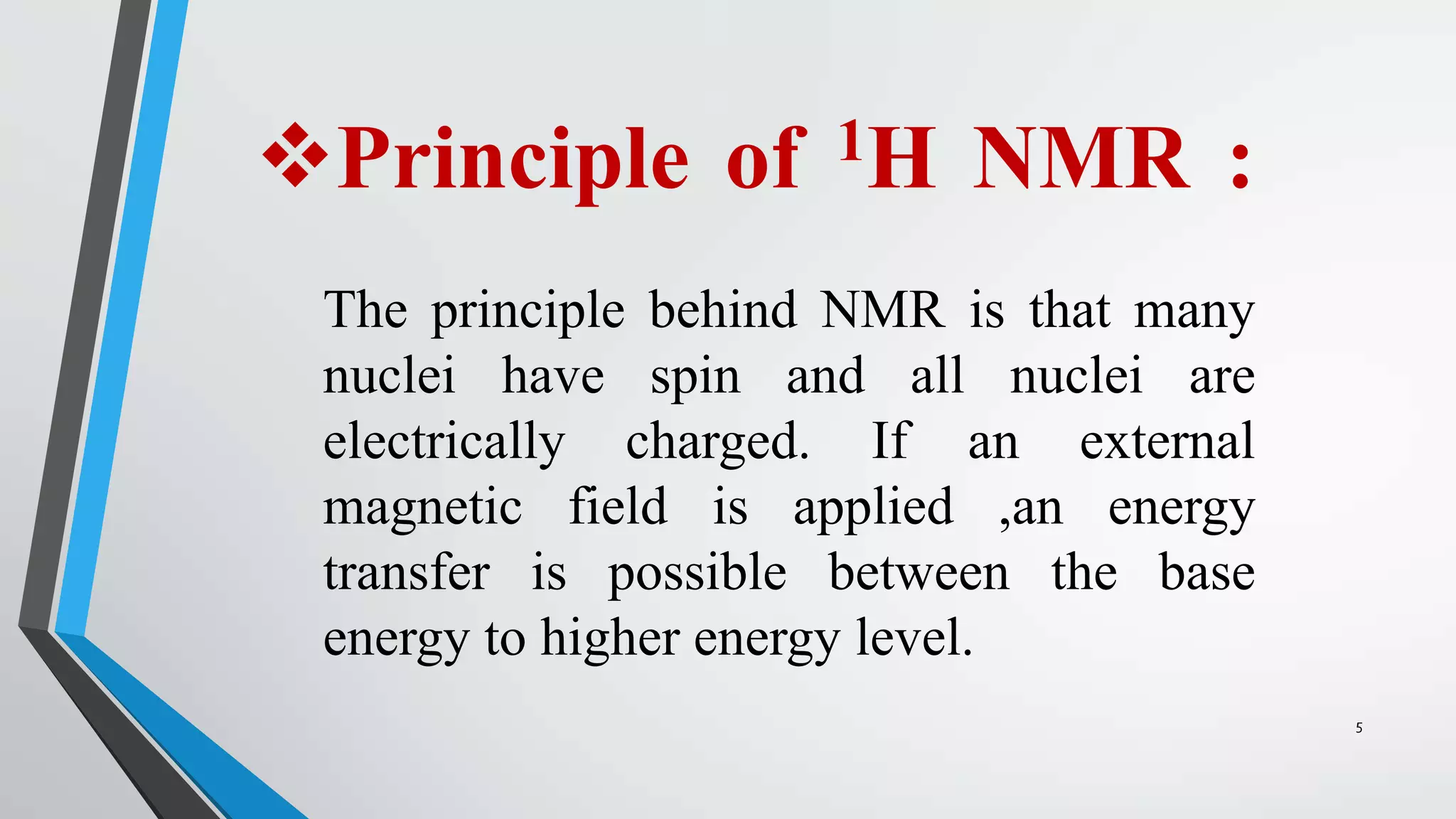 Structural elucidation by NMR(1HNMR) | PPTX