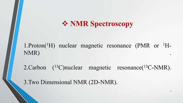 Structural elucidation by NMR(1HNMR) | PPTX | Chemistry | Science