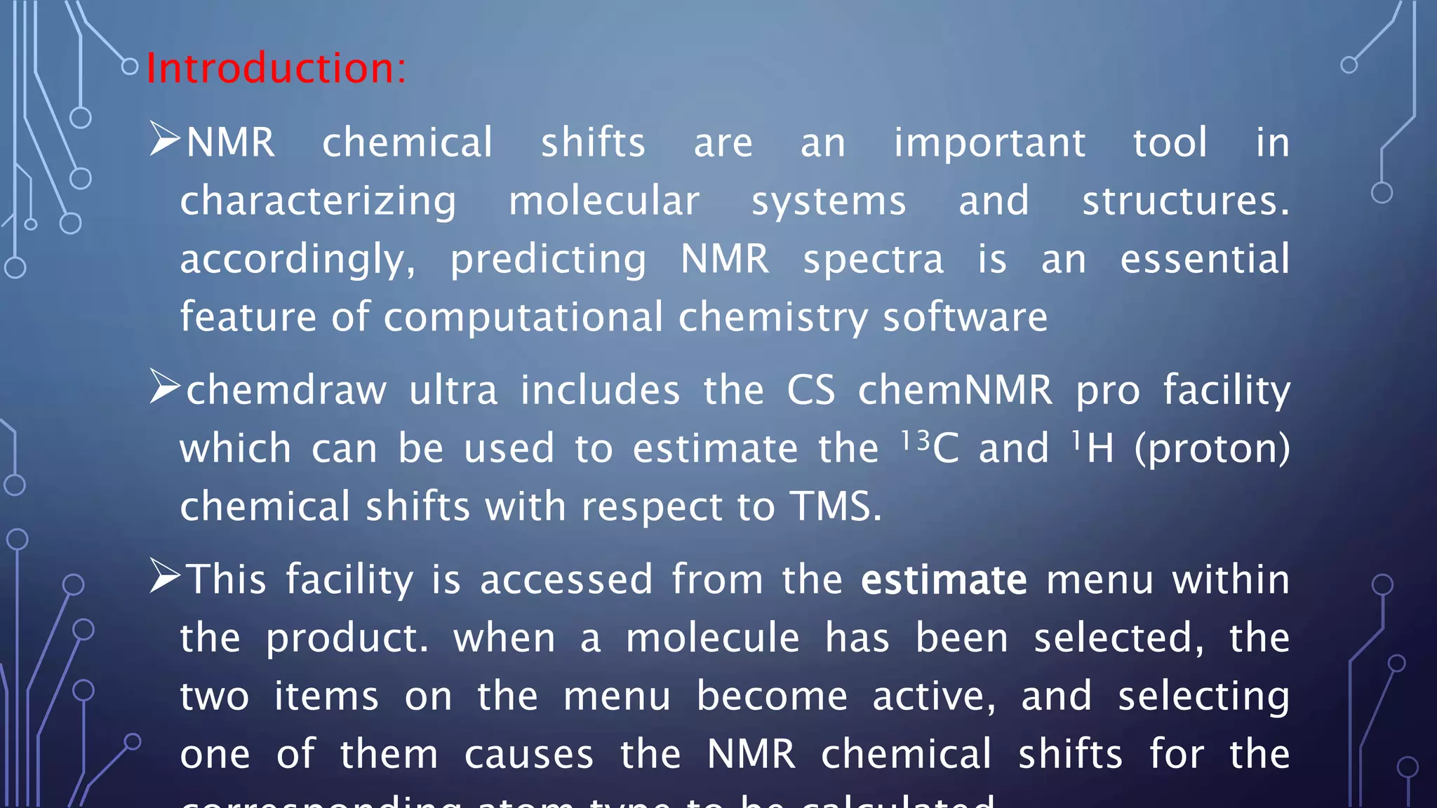 1 h nmr spectrum using chemdraw | PPTX