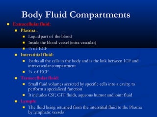 homeostais and body_fluid | PPT