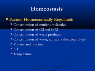 homeostais and body_fluid | PPT