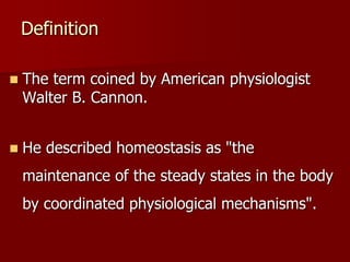 1 HOMEOSTASIS PHYSIOLOGY MBBS-2015-IS.ppt