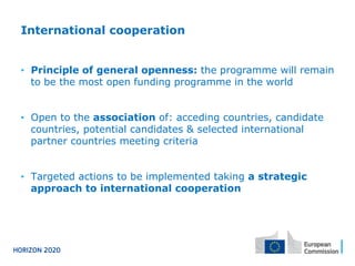 Horizon 2020 Presentation | PDF