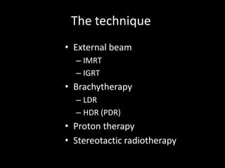 NY Prostate Cancer Conference - P. Hoskin - Session 7: How the ...