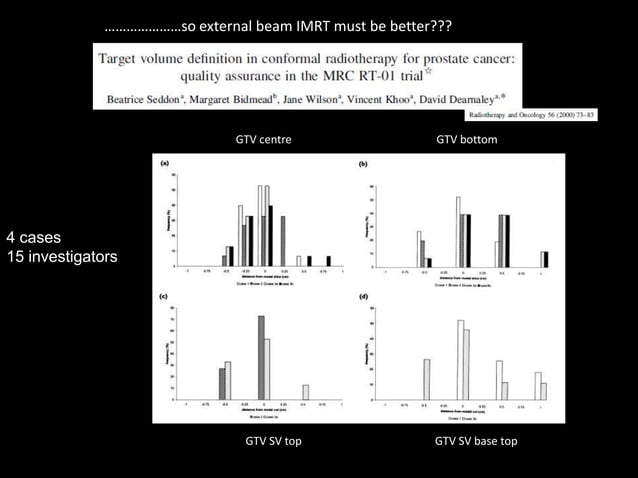 NY Prostate Cancer Conference - P. Hoskin - Session 7: How the ...