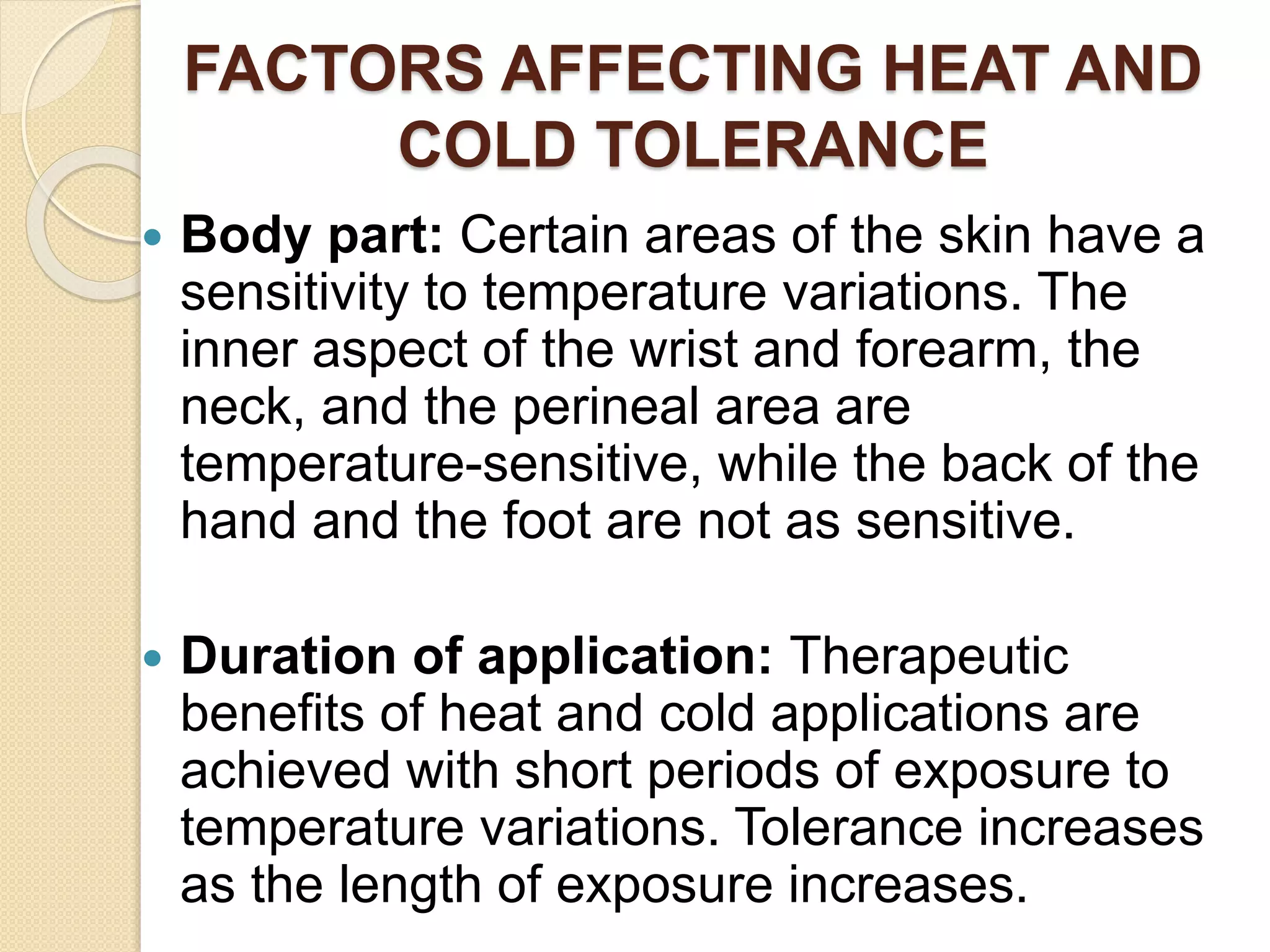 Hot & Cold Application | PPTX | First Aid | Injuries