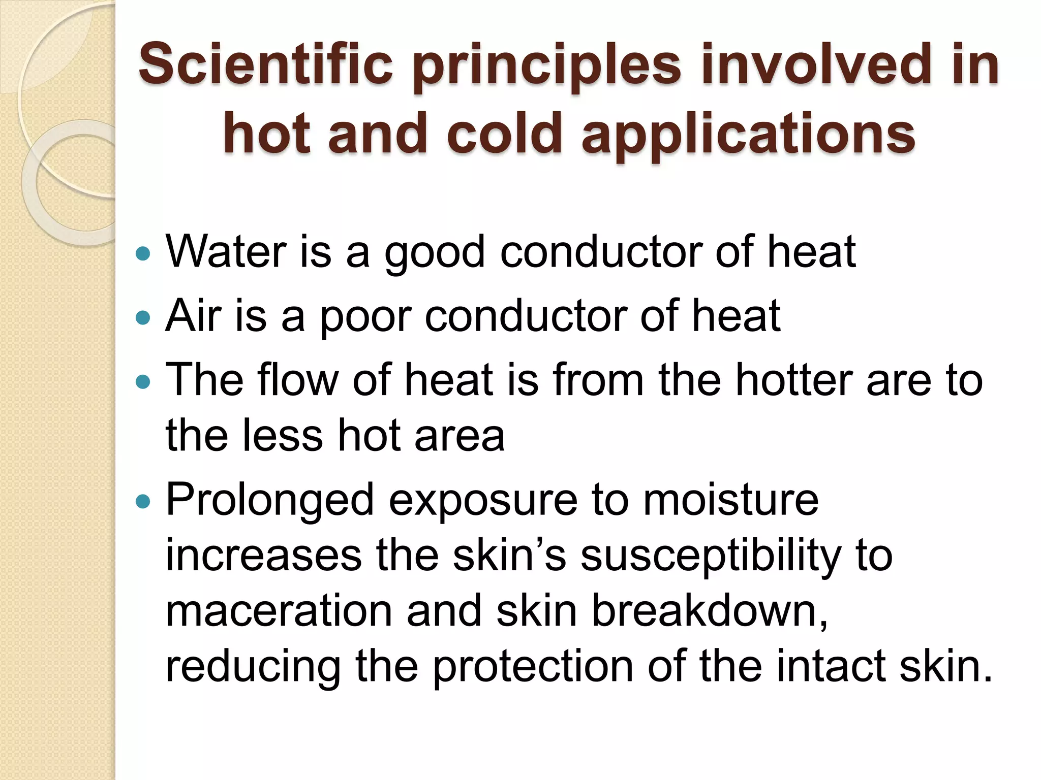 Hot & Cold Application | PPTX