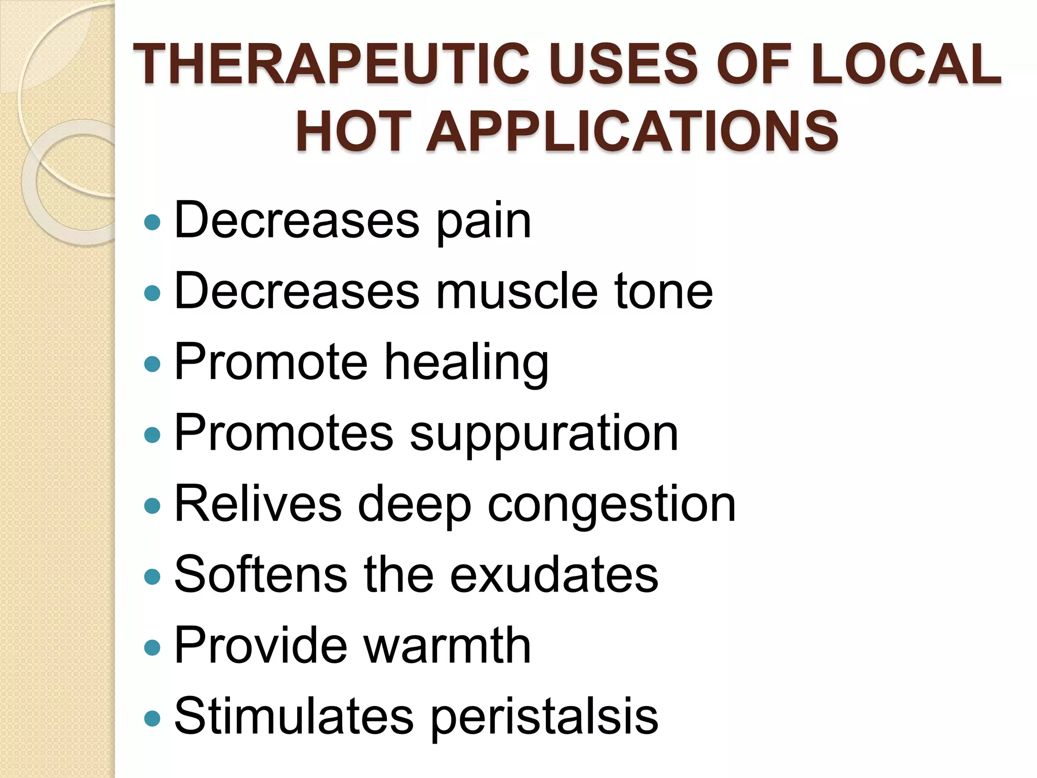 Hot & Cold Application | PPTX