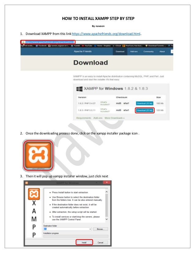 How To Instal Xampp Step By Step With Picture