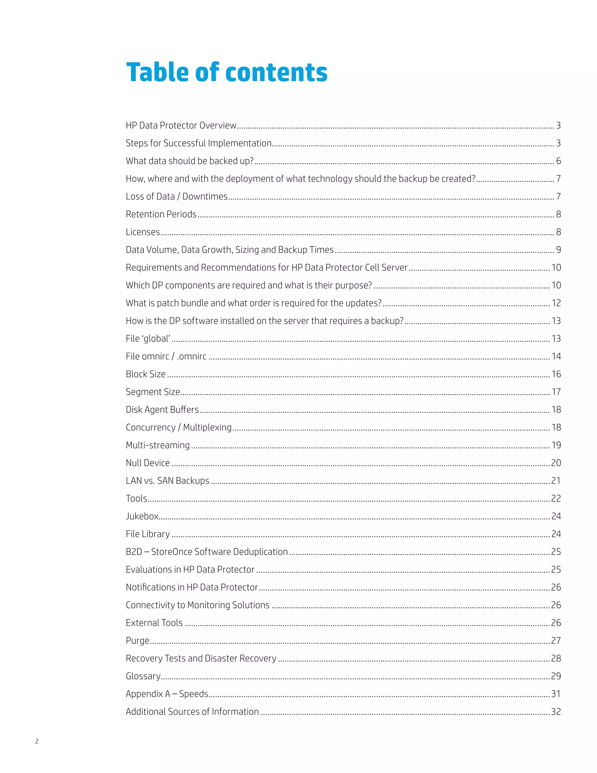 HPE Data Protector Best Practice Guide | PDF