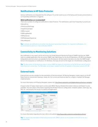 HPE Data Protector Best Practice Guide | PDF