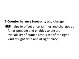 hrp concept and objective | PPTX