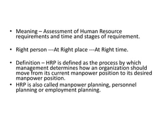 1 hrp concept and objective | PPTX