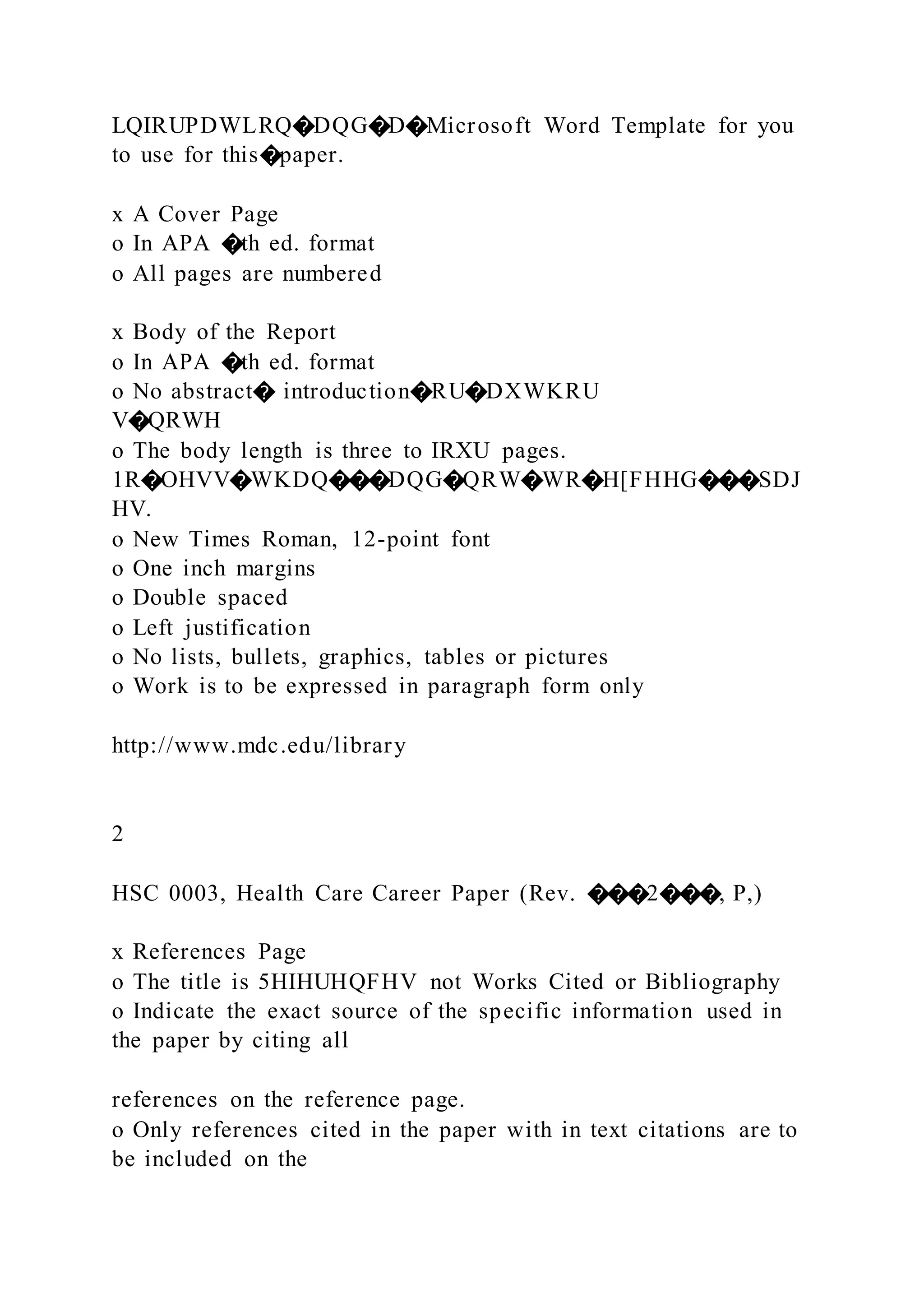 1 HSC 0003, Introduction to Health Care Paper Rubric (Re | DOCX