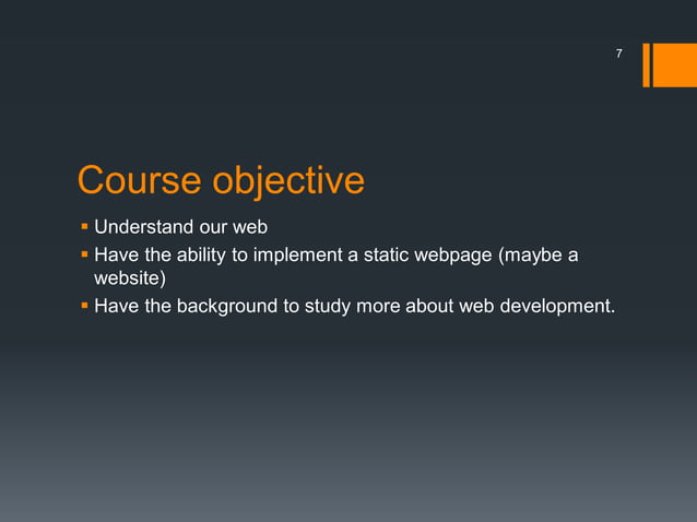 Introduction to WEB HTML, CSS | PPT