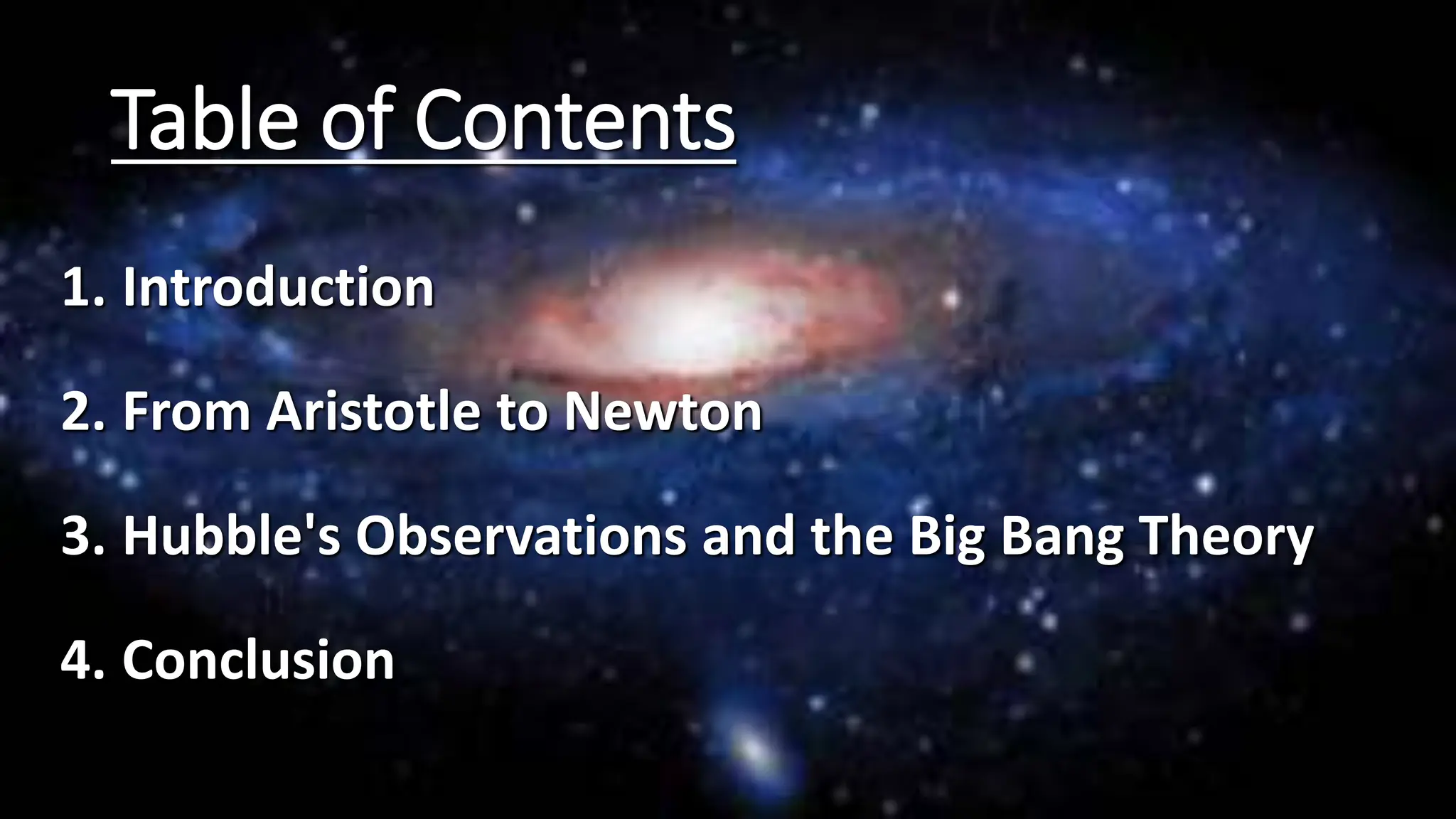 Hubble's Observations and the Big Bang Theory | PPTX | Physics | Science