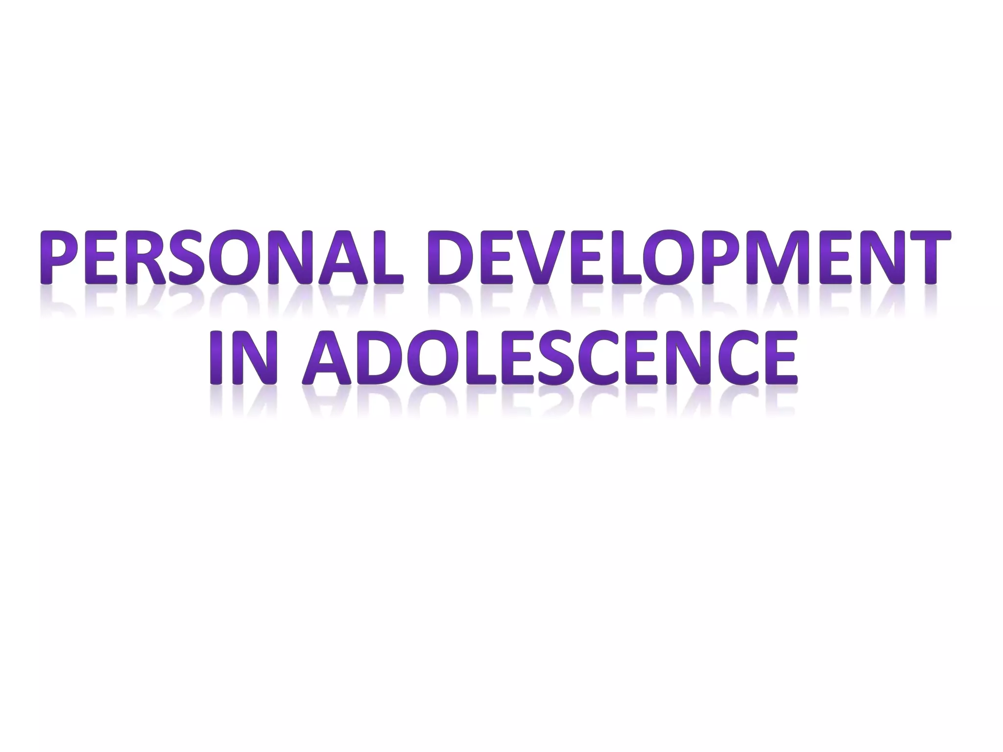 human and personal development | PPTX