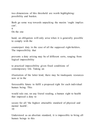 1 Human Dignity I. Respect For the Human Person | DOCX
