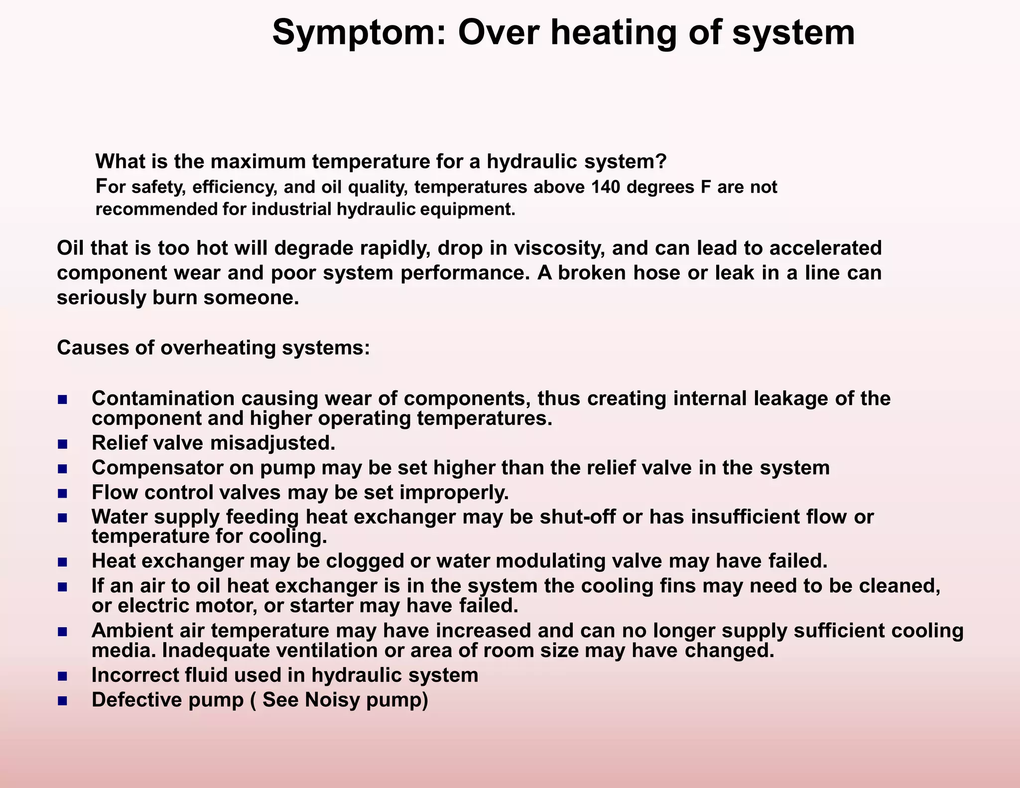 1 hydraulic troubleshooting | PPTX