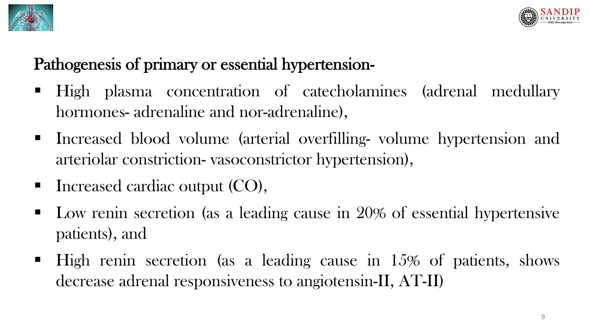 Cardiovascular Pathophysiology- Hypertension | PDF