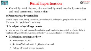Cardiovascular Pathophysiology- Hypertension | PDF