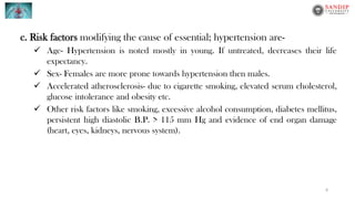Cardiovascular Pathophysiology- Hypertension | PDF