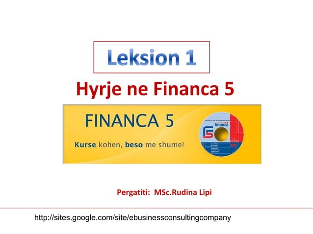 1 Hyrje Ne Financa 5 | PPS