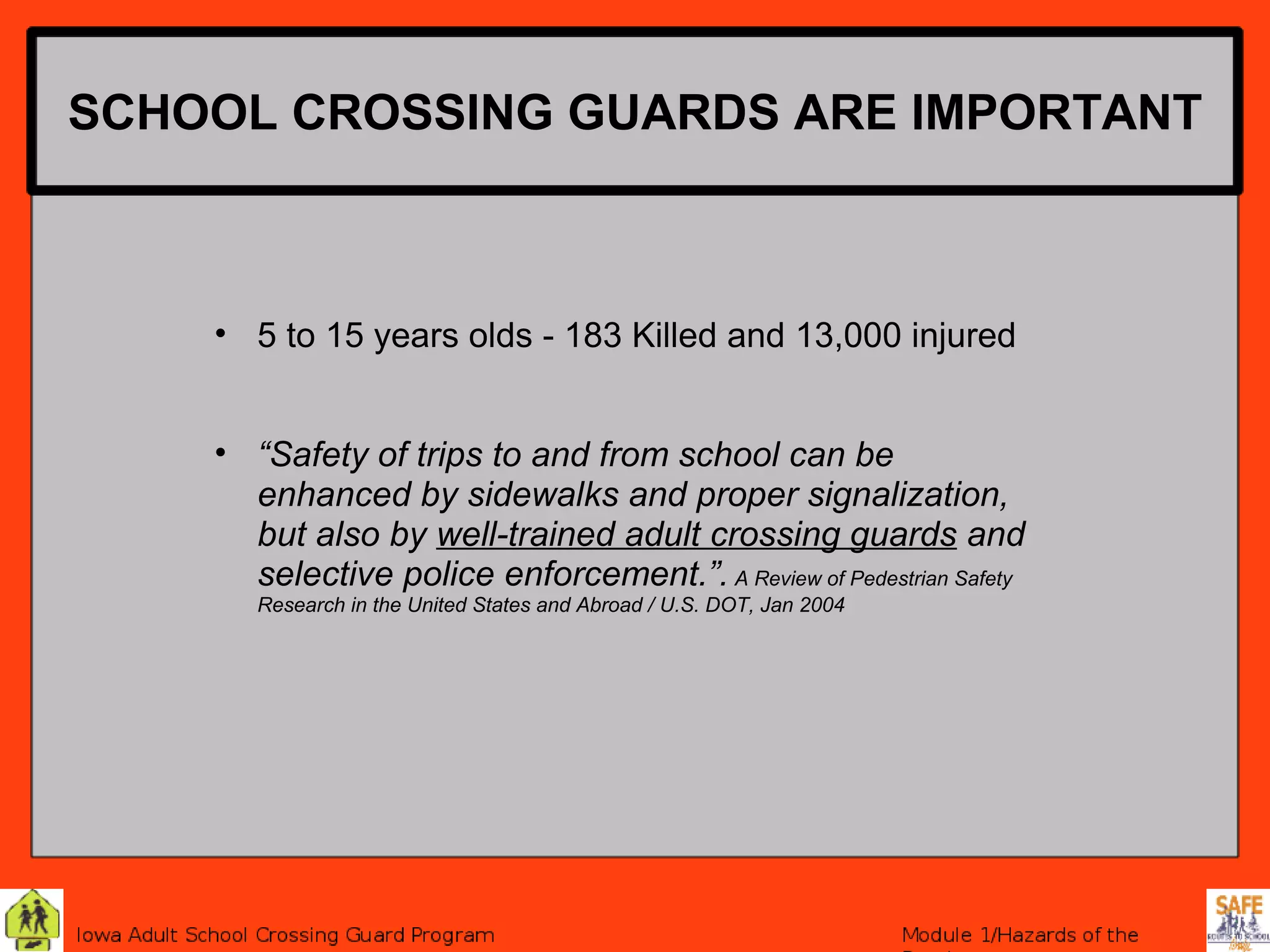 Crossing Guard 1 Hazards | PPT