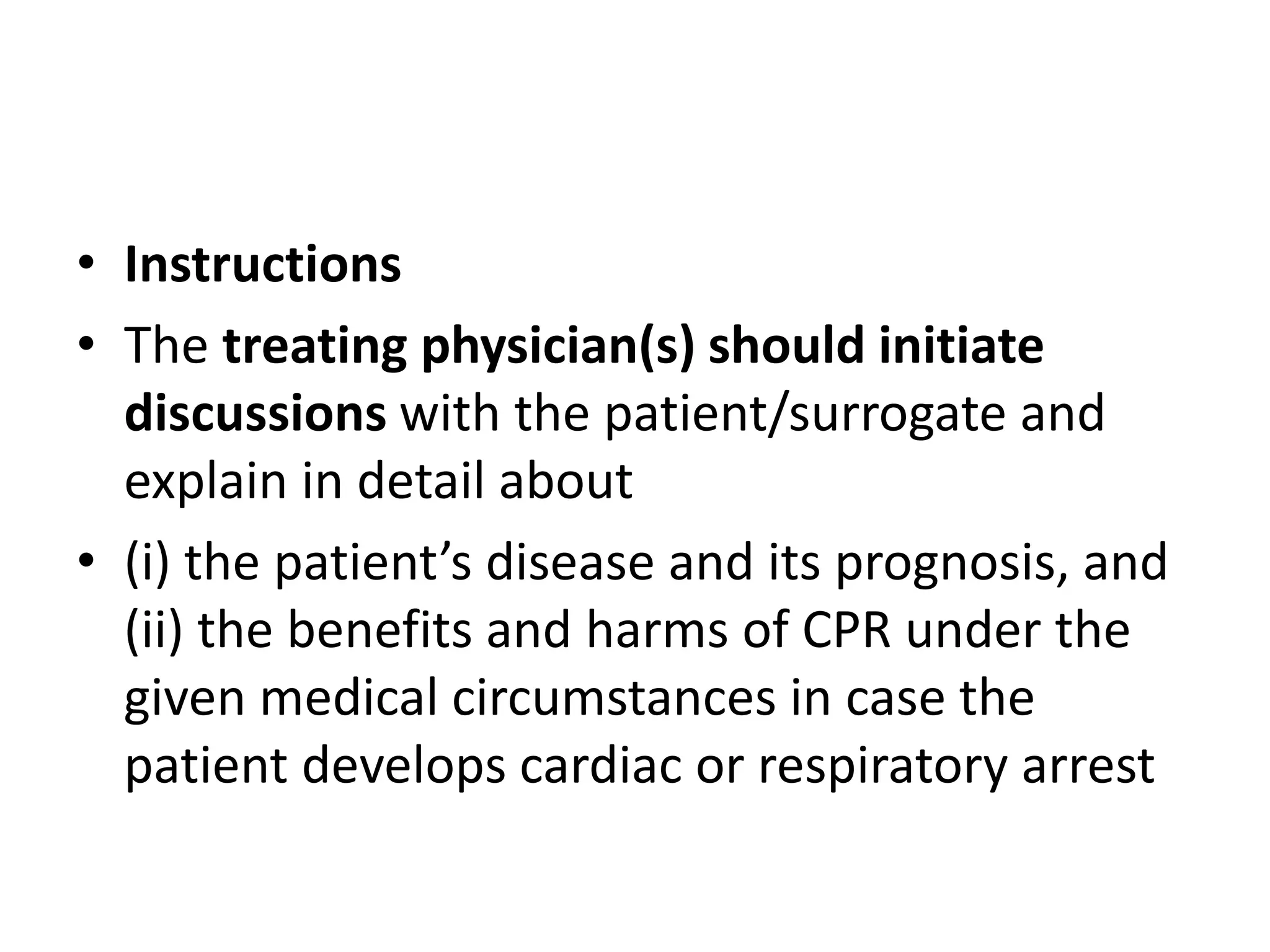 icmr consensus guidelines on ‘do not attempt | PPTX