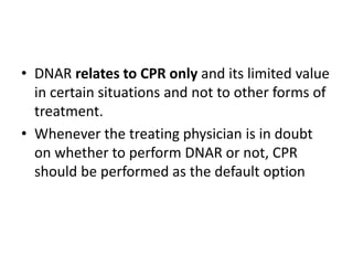 icmr consensus guidelines on ‘do not attempt | PPTX