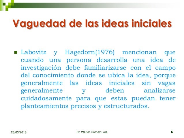 Qu Es Una Idea Principal Y Ejemplos