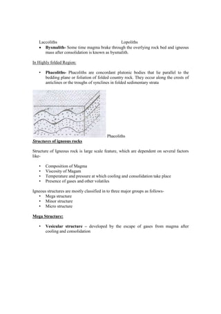 1 igneous | PDF | Geology | Science
