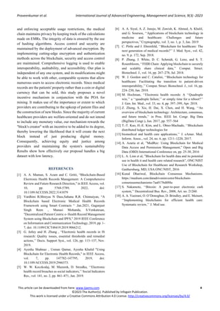 A Survey on Decentralized e-health record with health insurance ...