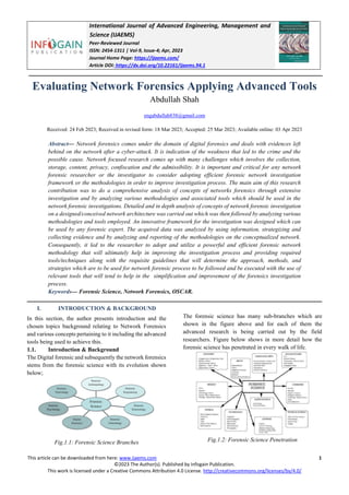 Evaluating Network Forensics Applying Advanced Tools | PDF | Computer Networking | Computing