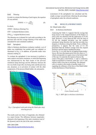 Thinning and springback prediction of Mg alloy AZ31 in deep drawing process – Influence of BHF ...