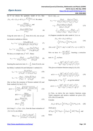 On New Root Finding Algorithms for Solving Nonlinear Transcendental Equations | PDF
