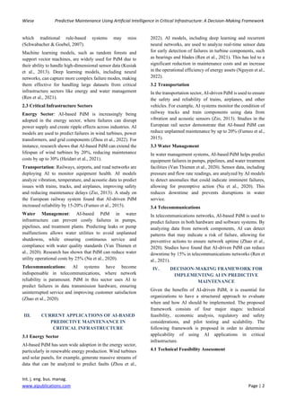 Predictive Maintenance Using Artificial Intelligence in Critical ...