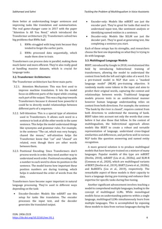 Tackling the Problem of Multilingualism in Voice Assistants | PDF