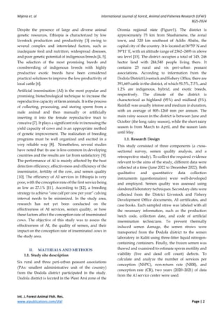 Assessing Artificial Insemination Service Effectiveness and Evaluation ...