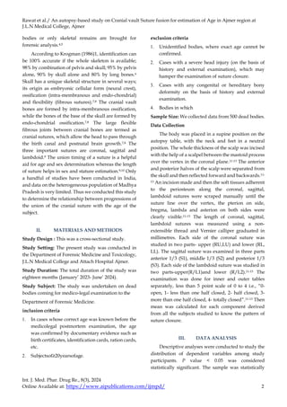 An autopsy-based study on Cranial vault Suture fusion for estimation of ...
