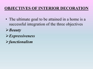 1 importance of interior design and good taste | PPTX