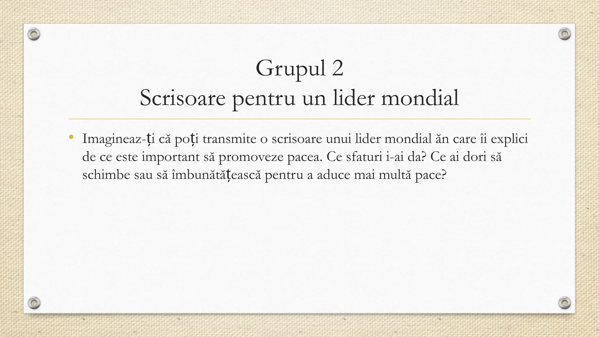 Impreuna pentru pace, clasa viii-RM, PRIMA LECTIE | PPT