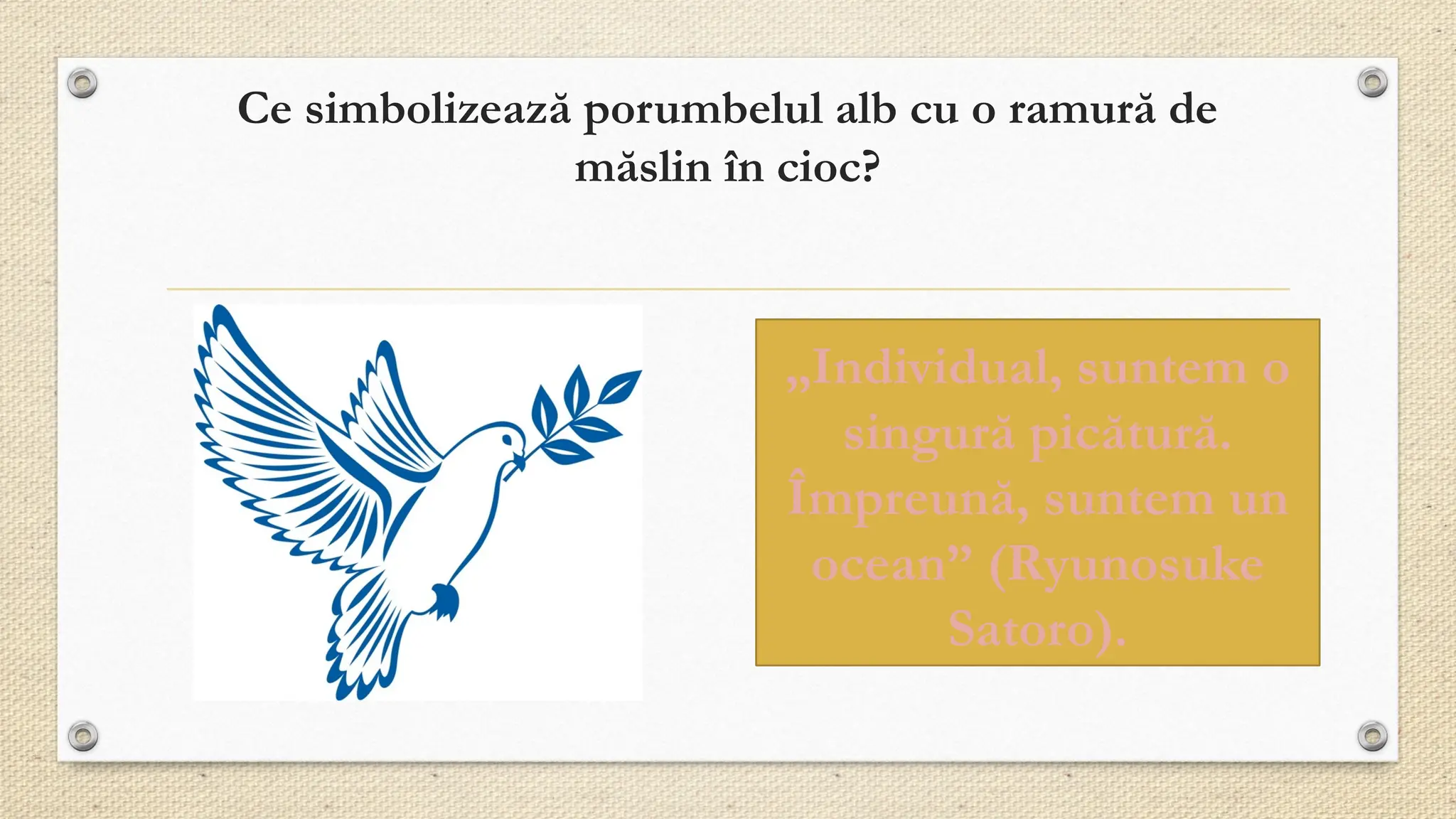 Impreuna pentru pace, clasa viii-RM, PRIMA LECTIE | PPT