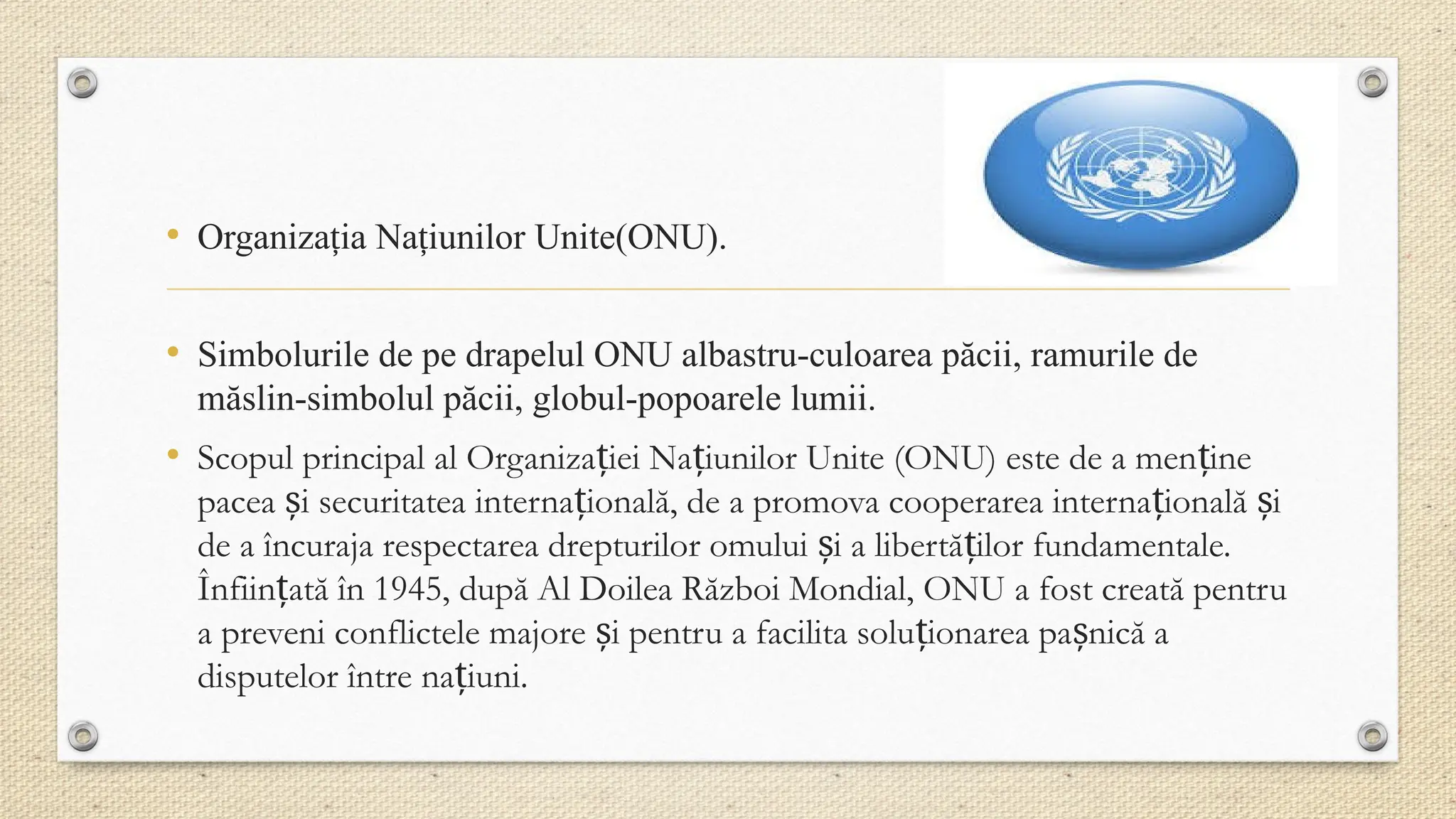 Impreuna pentru pace, clasa viii-RM, PRIMA LECTIE | PPT