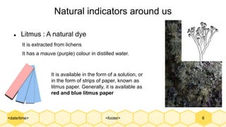 Acid, Bases and salts | Indicators | PPTX