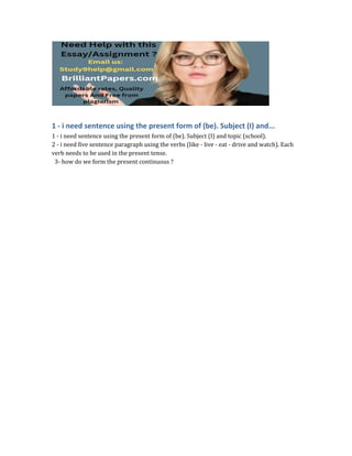 1 i need sentence using the present form of Subject.pdf