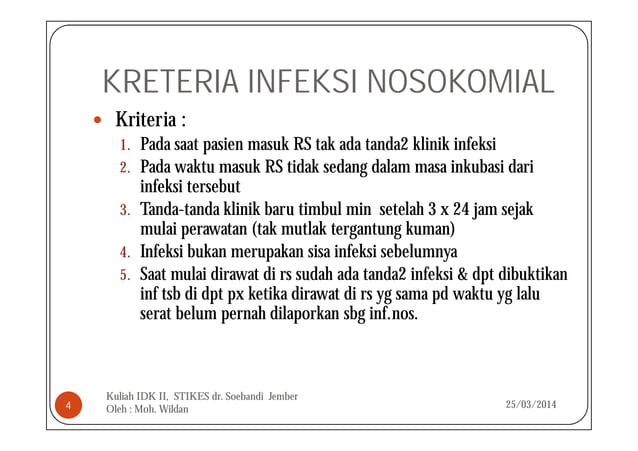 (1) Infeksi nosokomial | PDF