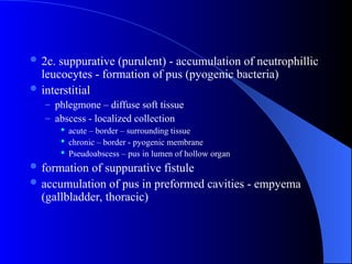 1inflammation is seen in infection acute and chronic etc | PPT
