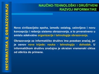 1 informatika u obrazovanju | PPT