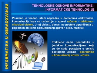 1 informatika u obrazovanju | PPT